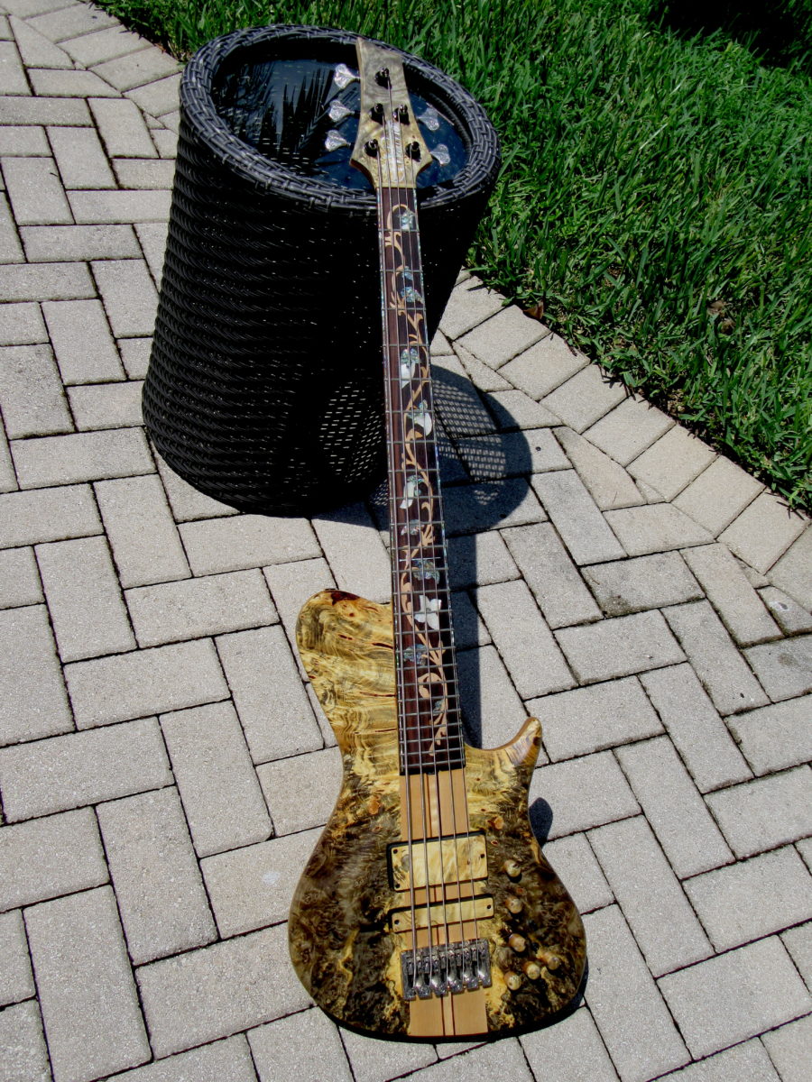 2015 Warrior Isabella 5 String 20th Anniversary Bass